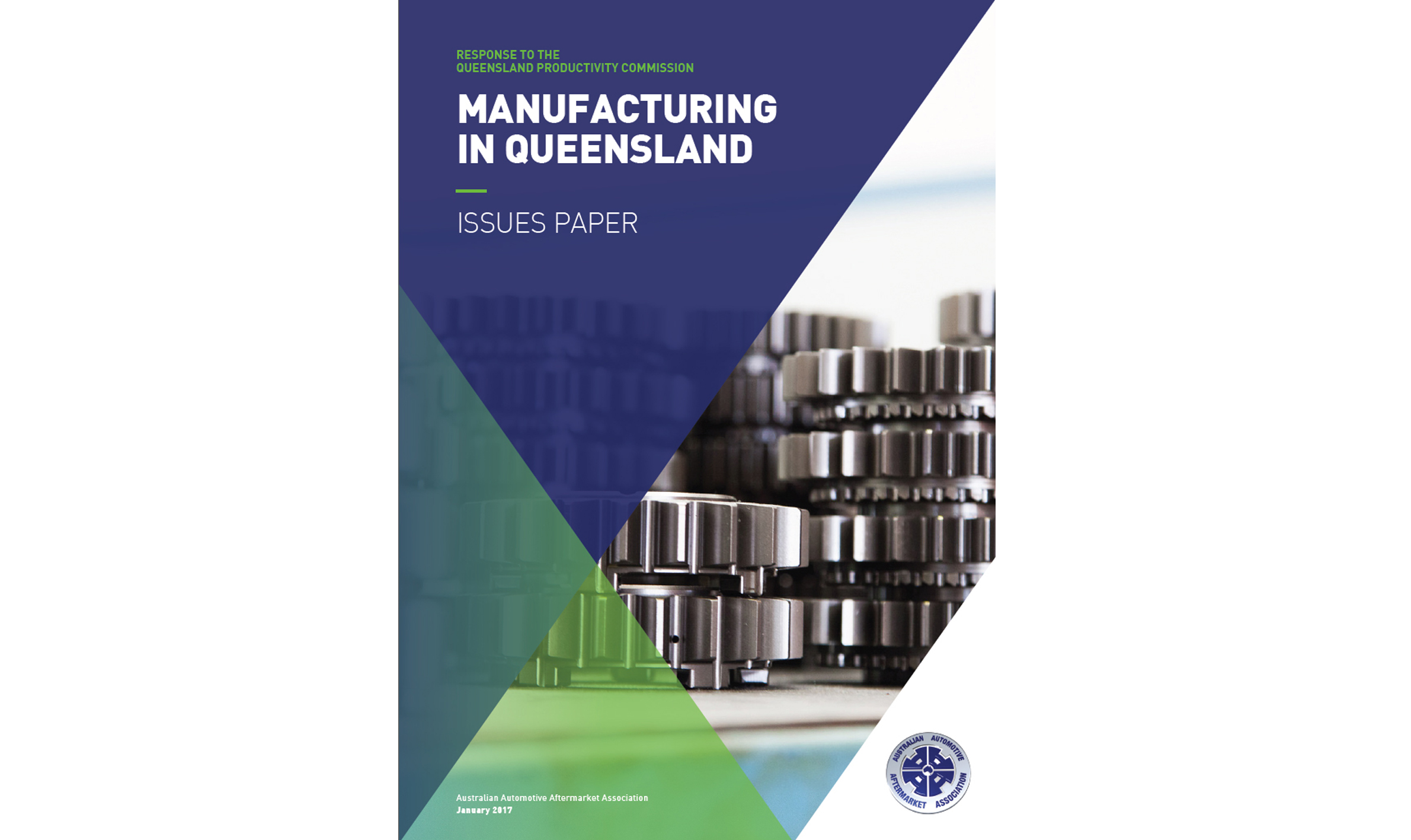 Response to the Queensland Productivity Commission - Manufacturing in ...